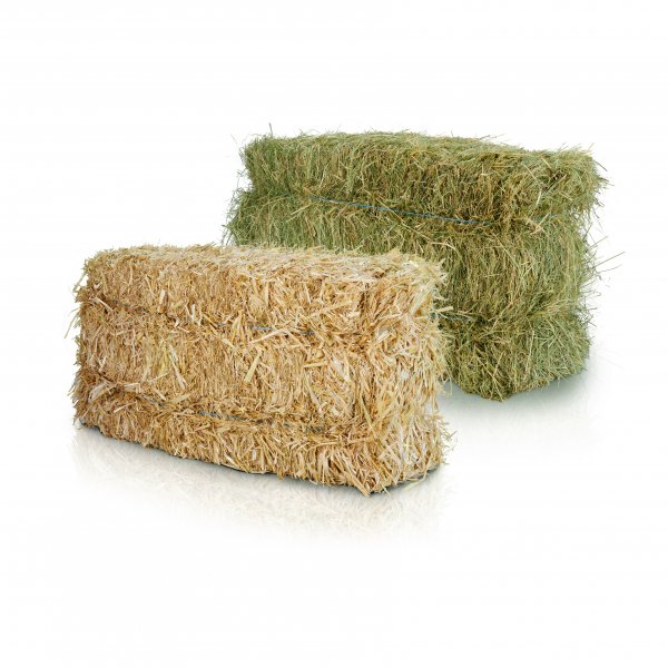Heuballen Strohballen Heu Stroh Kombination